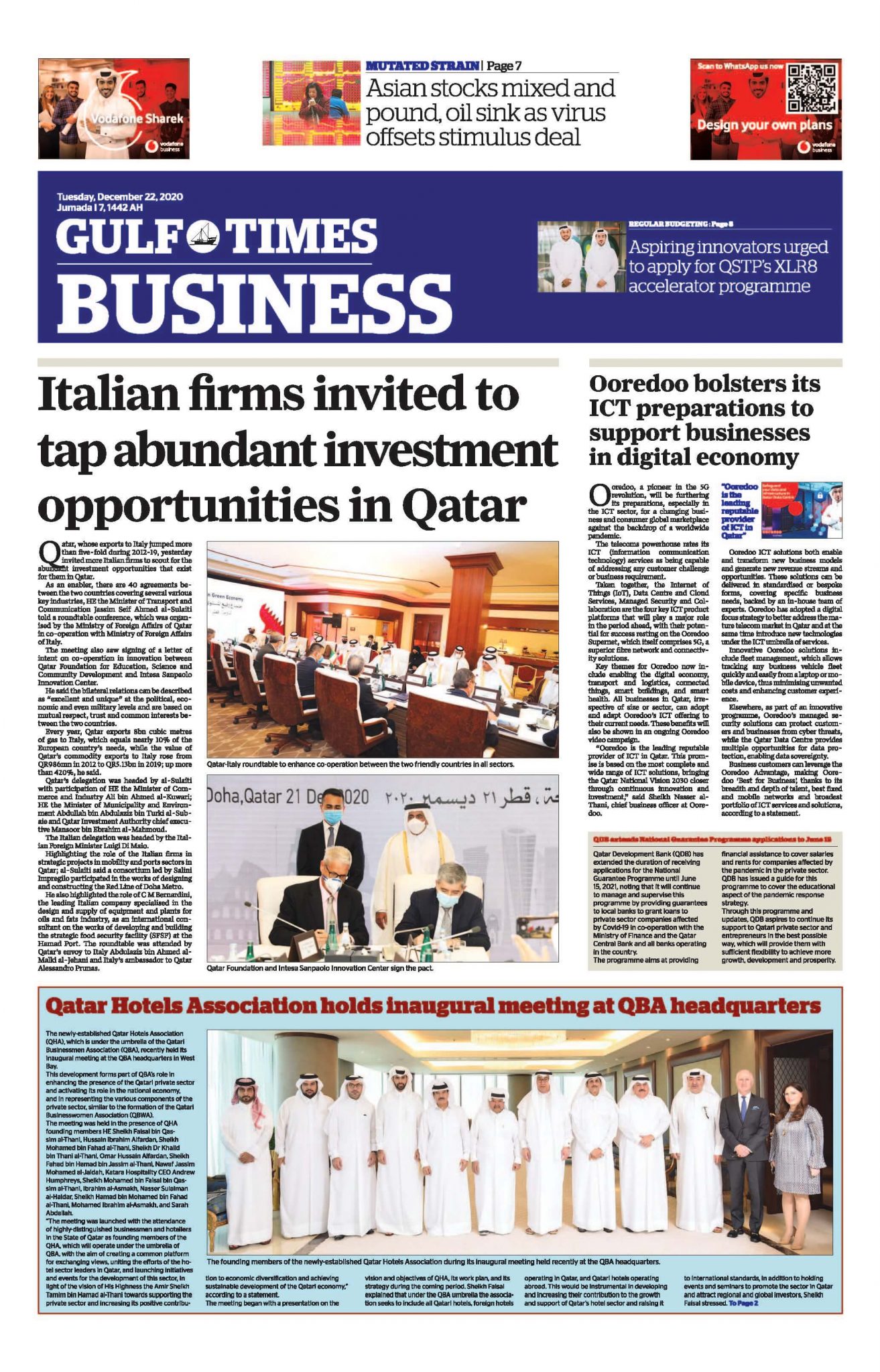 Newspapers - Qatari Hotels Association (QHA)