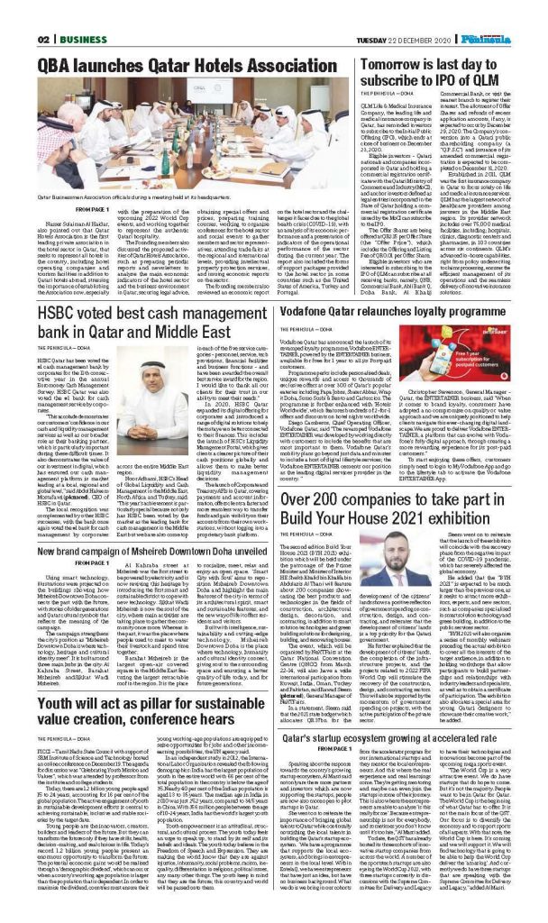 Newspapers - Qatari Hotels Association (QHA)